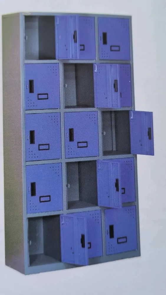 Storage Locker 15 Doors Steel Personal Lockers