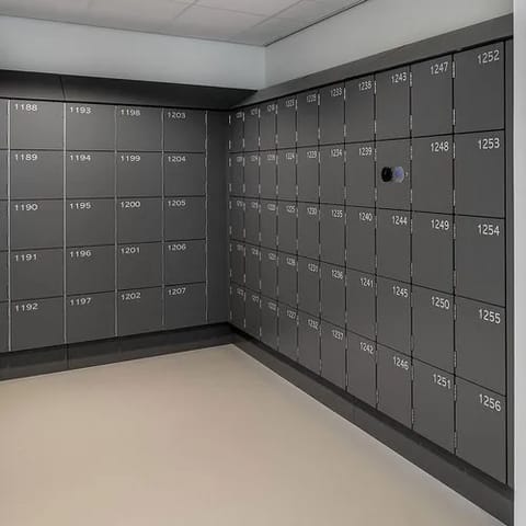 Powder Coated Grey College Lockers, Number Of Lockers: 300